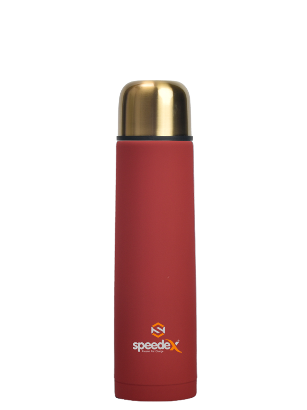 Speedex : Royal Gold Red double wall stainless steel water bottle
